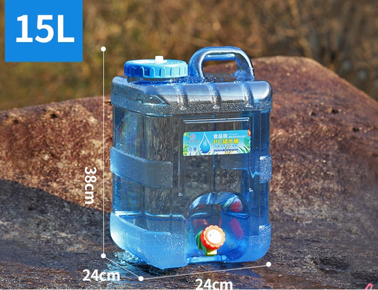 8L/12L/18L/22L)(10L/15L/20L Portable Outdoor Water Barrel Bucket ...