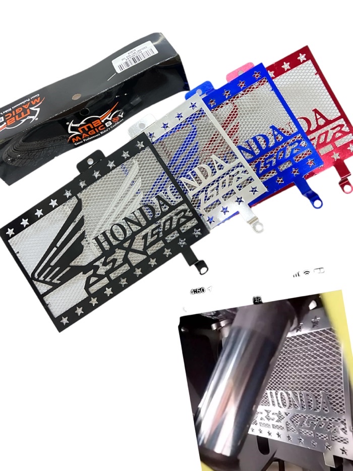 Honda RSX 150 RSX150 WINNER X ENGINE COVER & COOLANT NET RADIATOR COVER ...