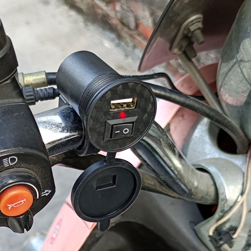 Motorcycle USB Charger Electric Bicycle USB Mobile Phone Charger ...