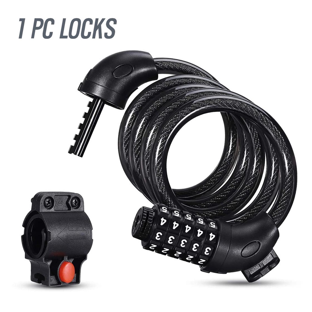 Basikal Bicycle Password Lock Bike Security Locker Anti-Theft Locks ...