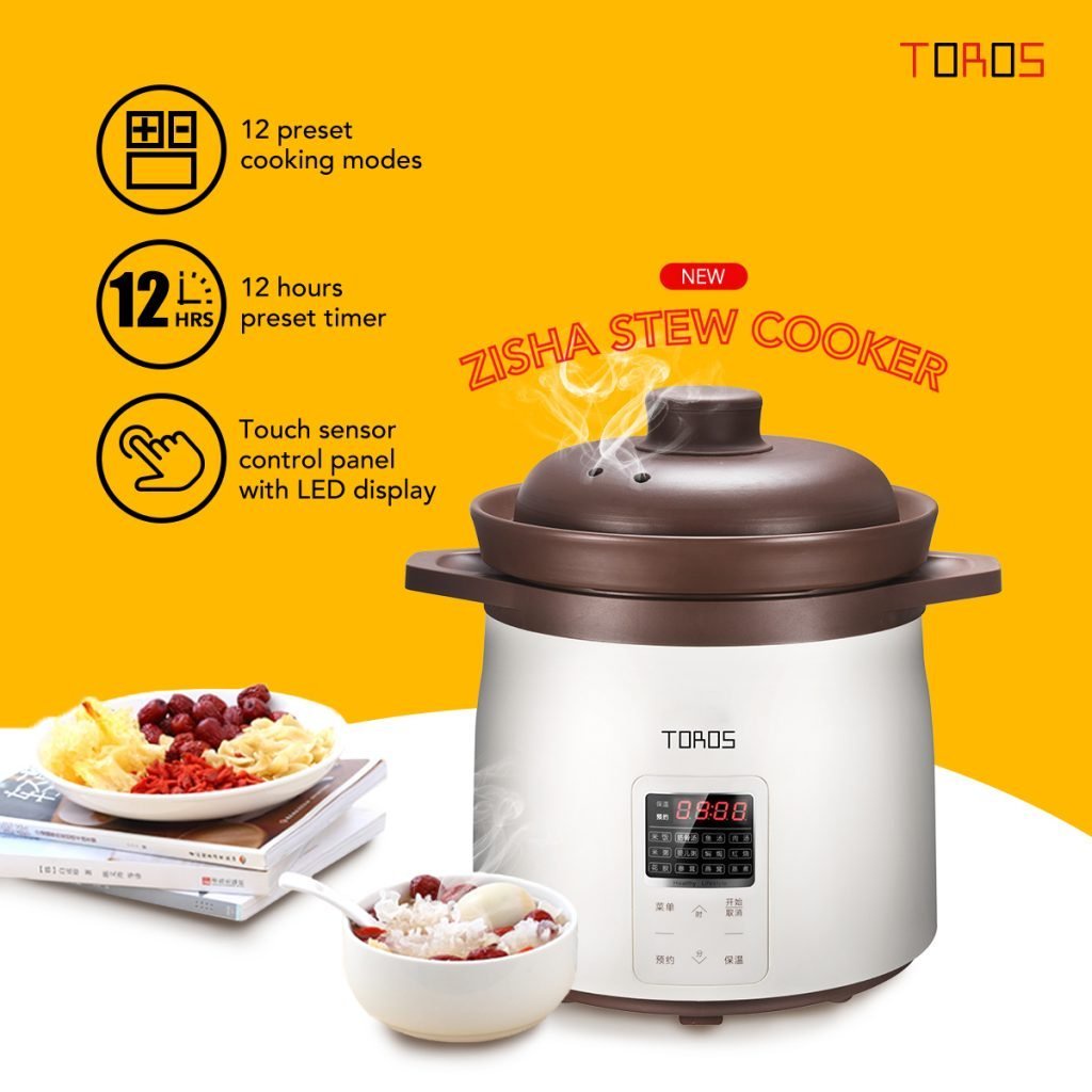 [Official Store] Buffalo Toros 5L Zisha Stew Cooker KWT04 | Shopee Malaysia