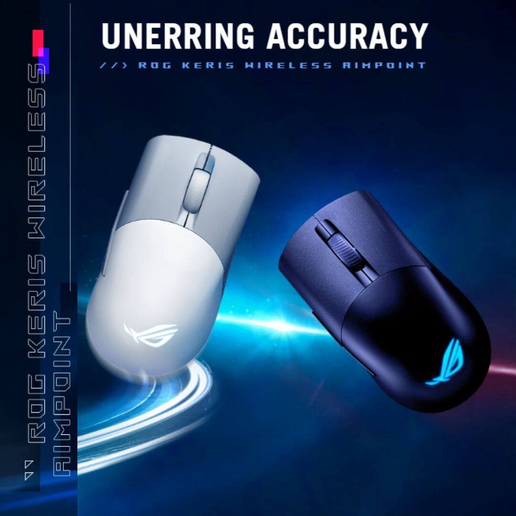 ASUS ROG Keris Wireless AimPoint (P709) -wireless RGB gaming mouse ...