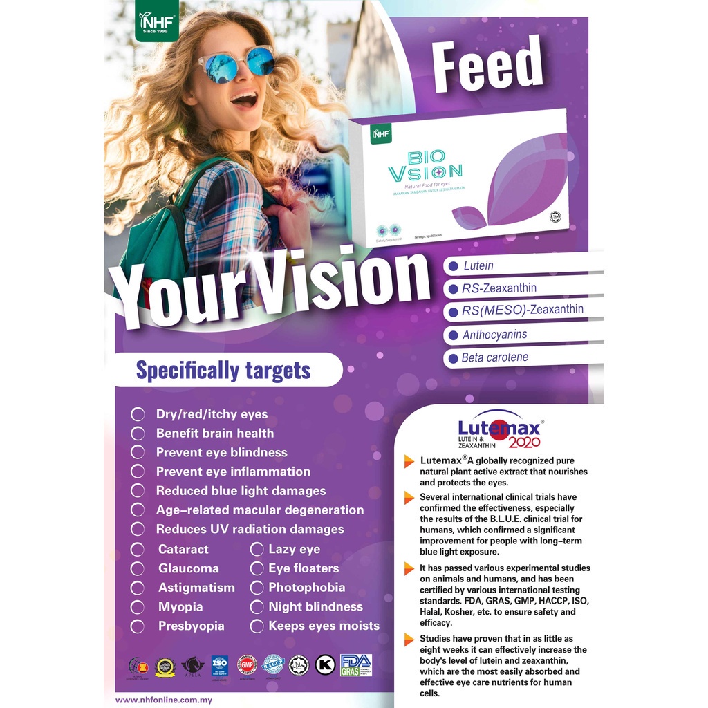 NHF BIO VISION ( 3g x 30 sachets) | Shopee Malaysia