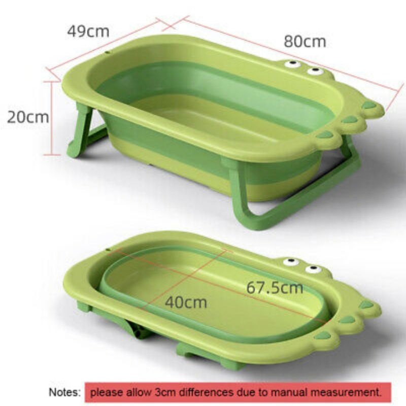 [M'sia Ready Stock] Tinysaur Foldable Baby Bath Tub Foldable Baby ...