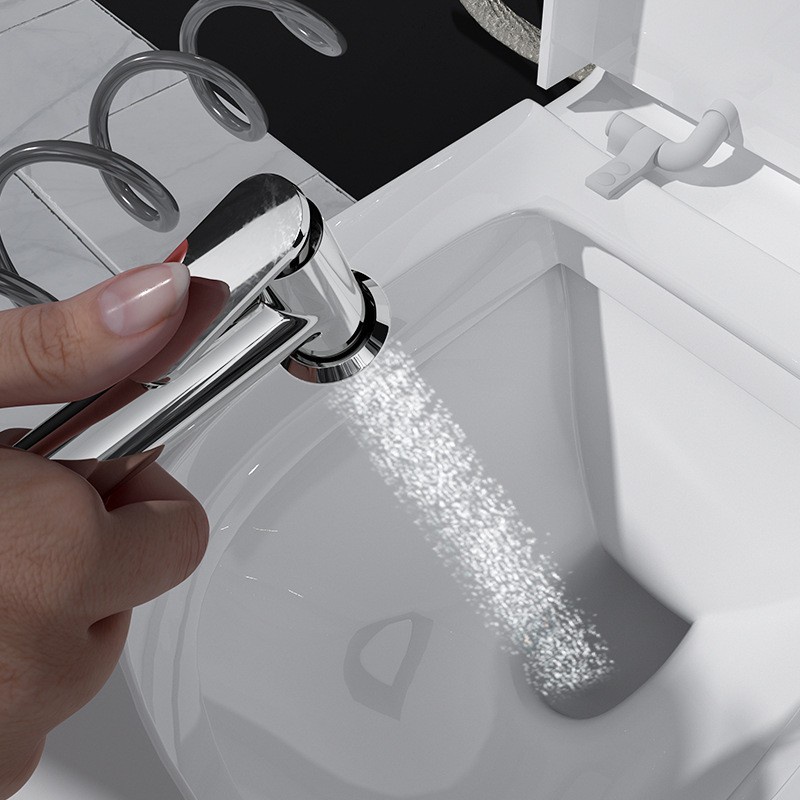 Bidet Spray Set High Pressure Toilet Bidet Spray Stainless Steel Bidet ...