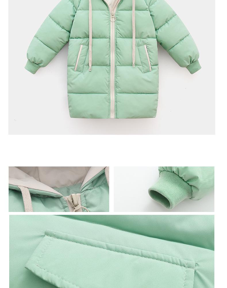 Toddler Baby Boys Girls Winter Coats Children Jackets Thick Long Kids ...