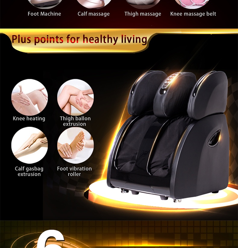 Jinkairui Electric Foot Massager Vibration Leg Massage Roller Scraping 9828