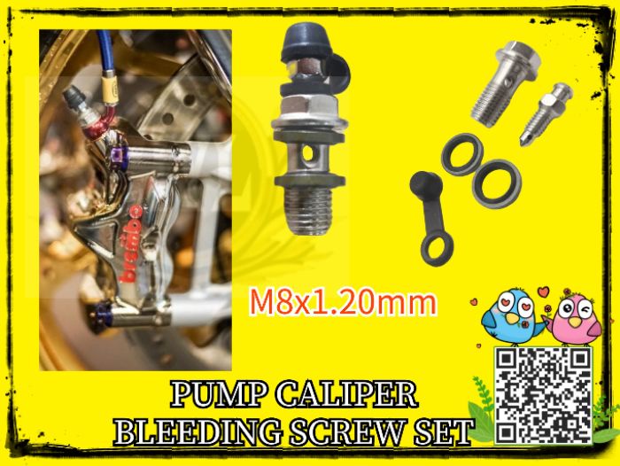 BRAKE PUMP CALIPER BLEEDING AIR SCREW SET UNIVERSAL | Shopee Malaysia