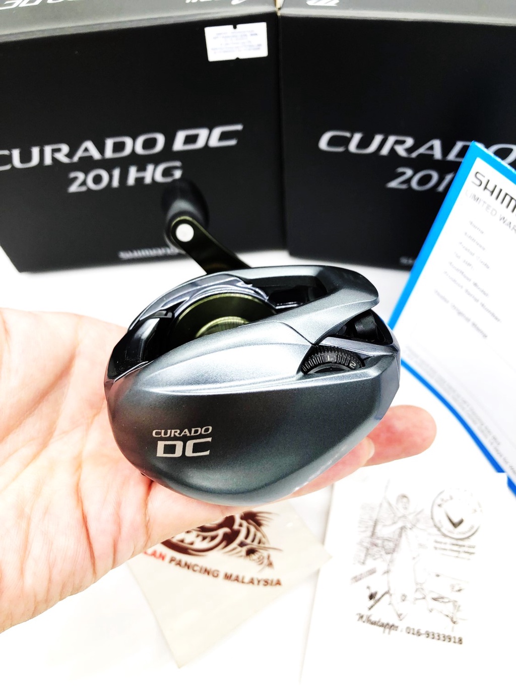 SHIMANO CURADO DC 201 HG/XG BAITCASTING BC REEL ,1 YEAR WARRANTY ...