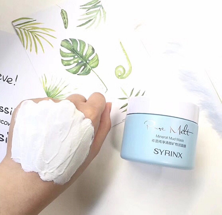 Syrinx Mineral Mud Mask, 135g Remove Black Head, White Head, Pore ...