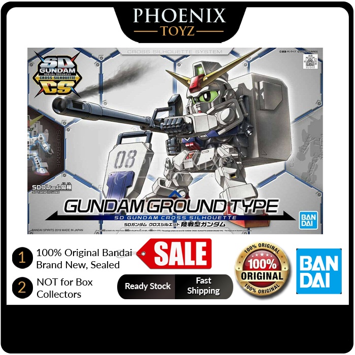 [PhoenixToyz] 100% ORIGINAL Bandai Gundam Ground Type SD Gundam Cross Silhouette | Shopee Malaysia