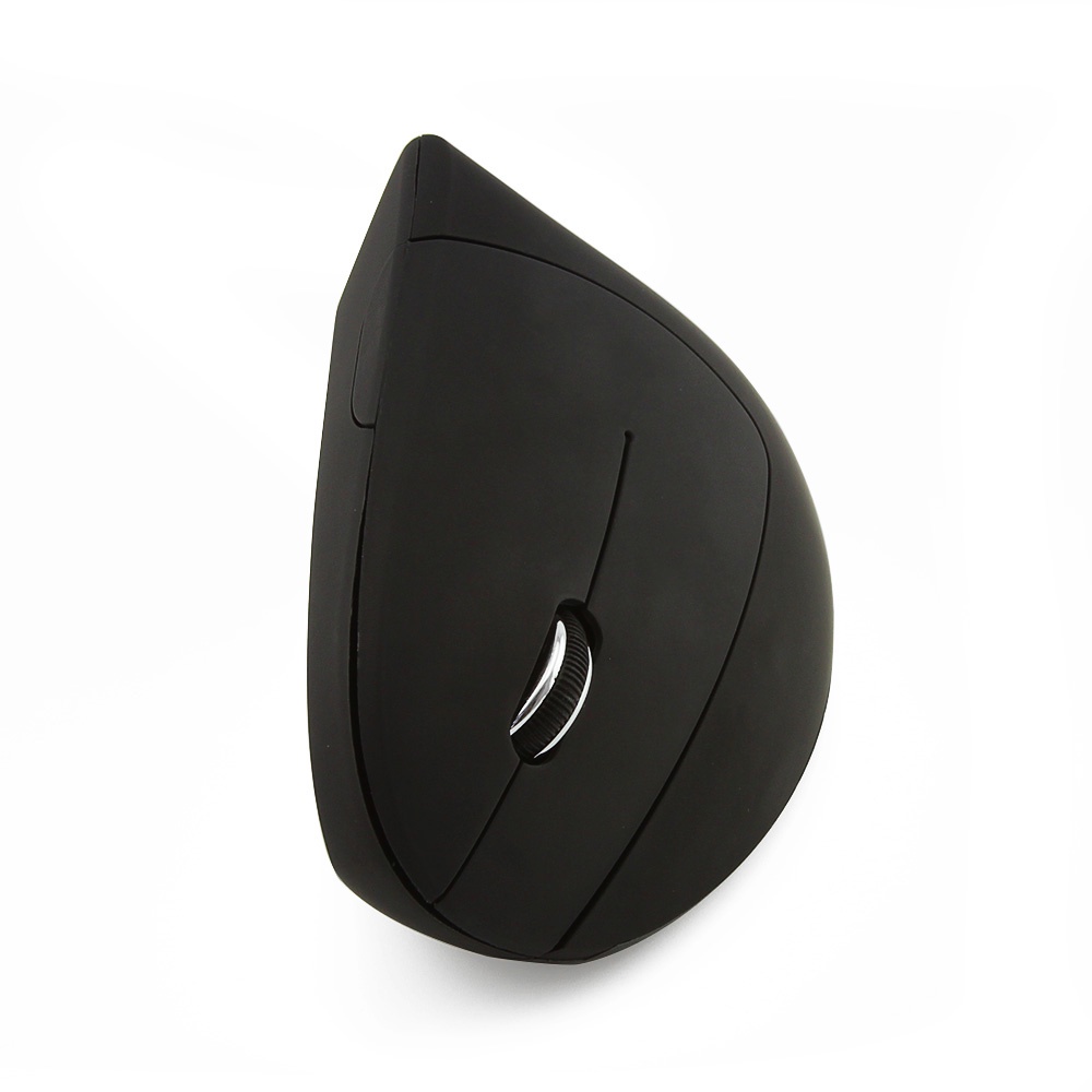 CHYI Left Handed Vertical Wireless Ergonomic Mouse 2.4Ghz Optical USB ...