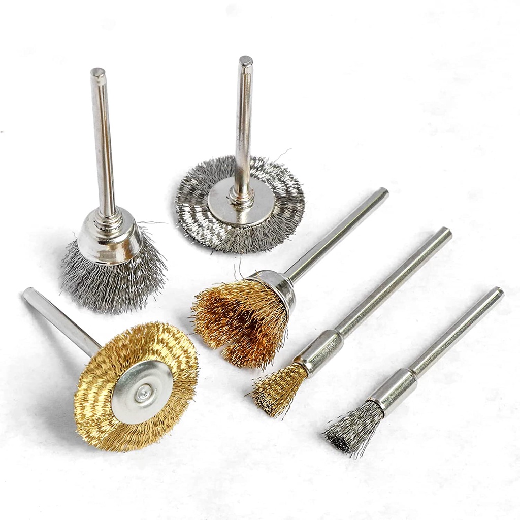 3mm Brass Stainless Steel Wire Brush Burr Grinding Head End Brush Cup ...