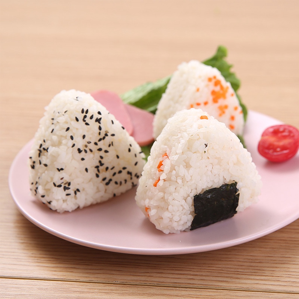 【Local Seller】Triangular shaped rice ball mould set sushi cooking tools ...