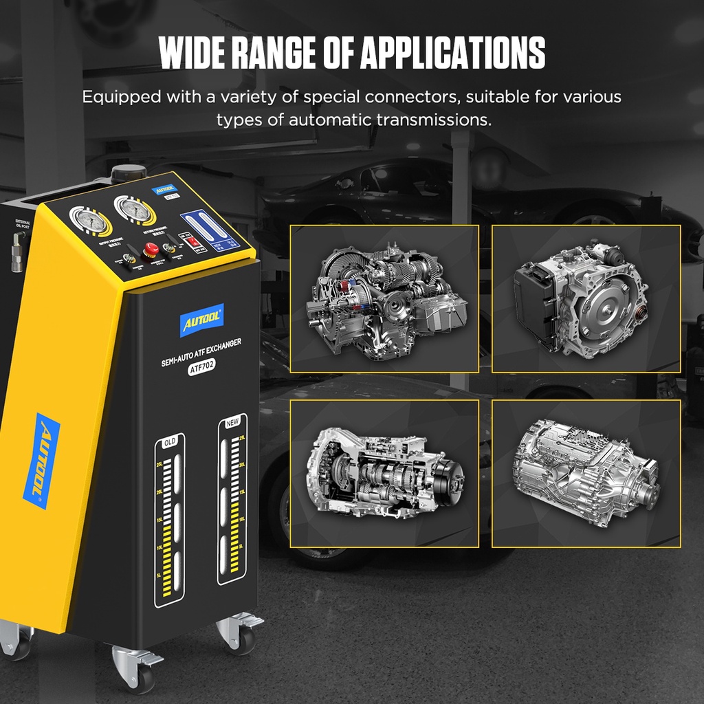 AUTOOL【Sea Shipping】Exchanger Transmission Oil Change Machine ...