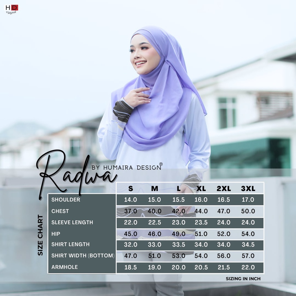 T shirt Jersey Humaira Radwa | Shopee Malaysia