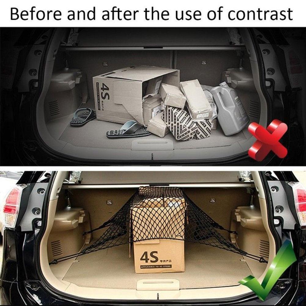 Lifesta 120cm x 58cm Durable Car SUV Rear Trunk Boot Floor Cargo Net ...