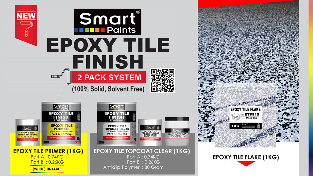 Smart Epoxy Tile Flake (1KG) | Shopee Malaysia