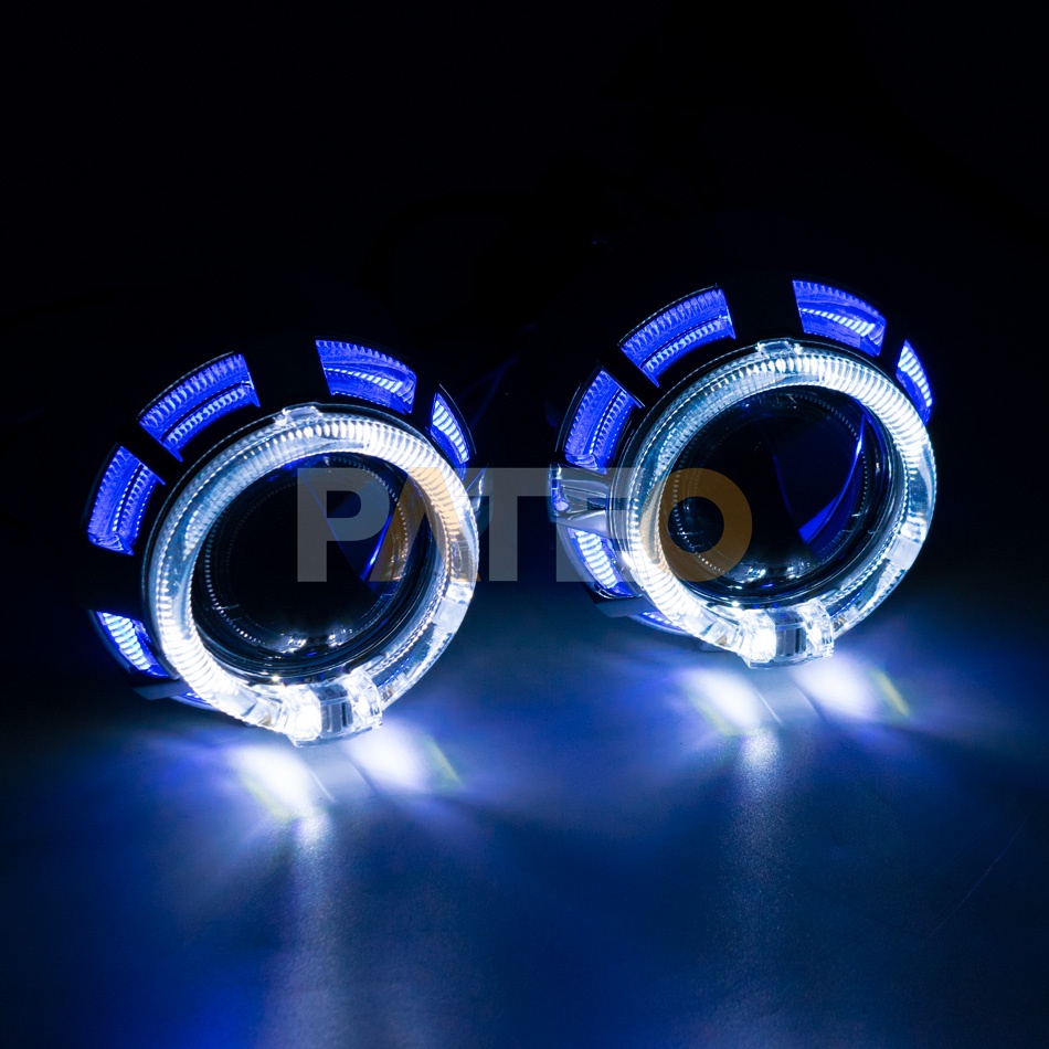 2 inch Micro H1 H4 H7 HID Bi-xenon Headlight Lenses Projector Double ...