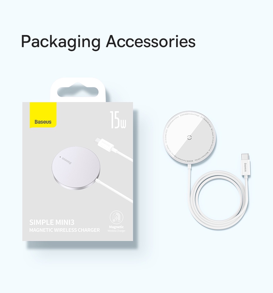 Baseus 15W Magnetic Wireless Chargers for iPhone 14 Series Fast Chager ...