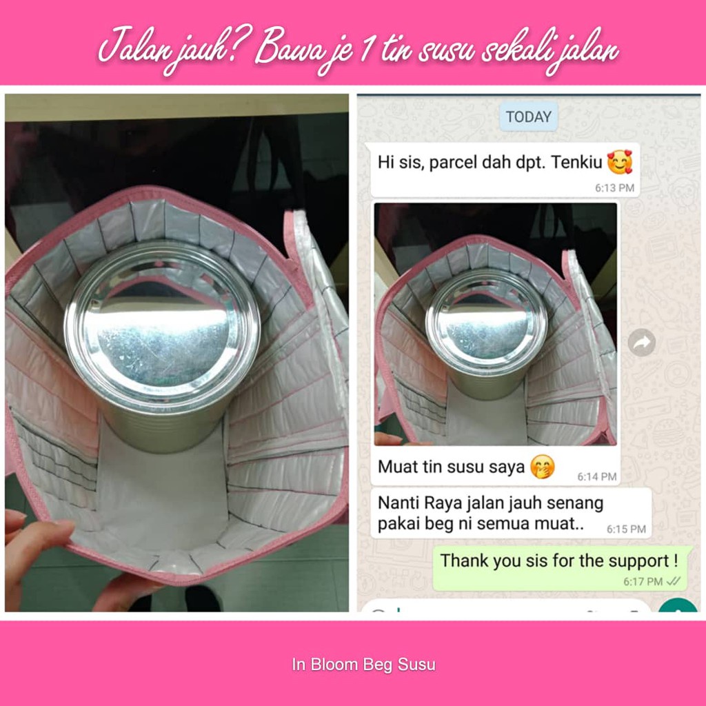 Beg Susu Bag botol susu Bag Breast milk Nappy Beg Baby Babycare Mummy ...
