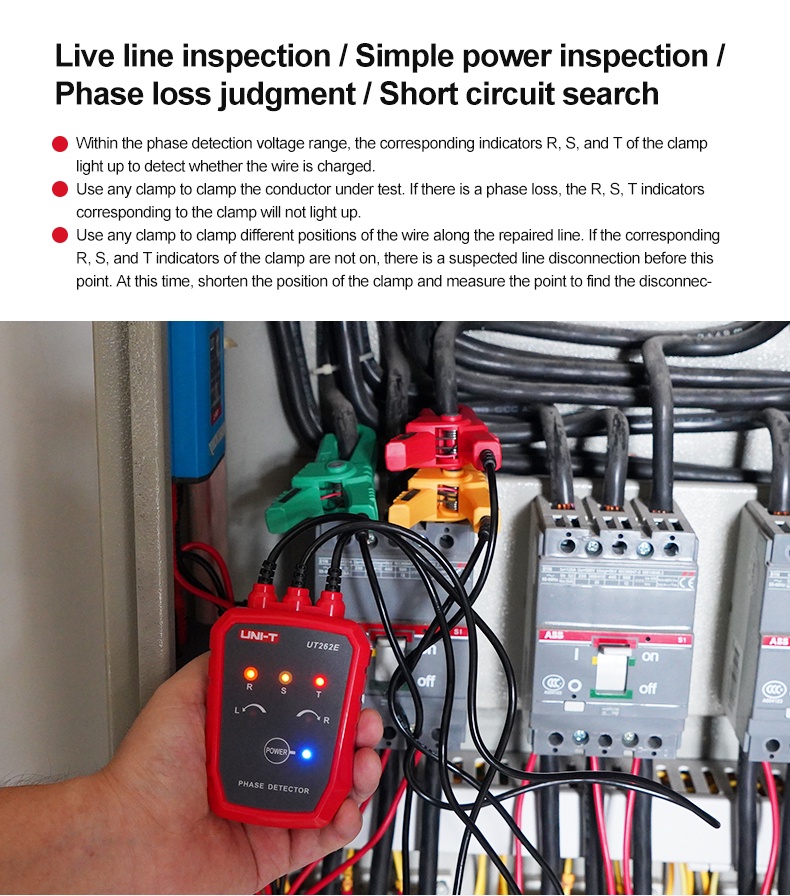 UNI-T UT262E Non-Contact Phase Detector LED Buzzer Indication | Shopee Malaysia