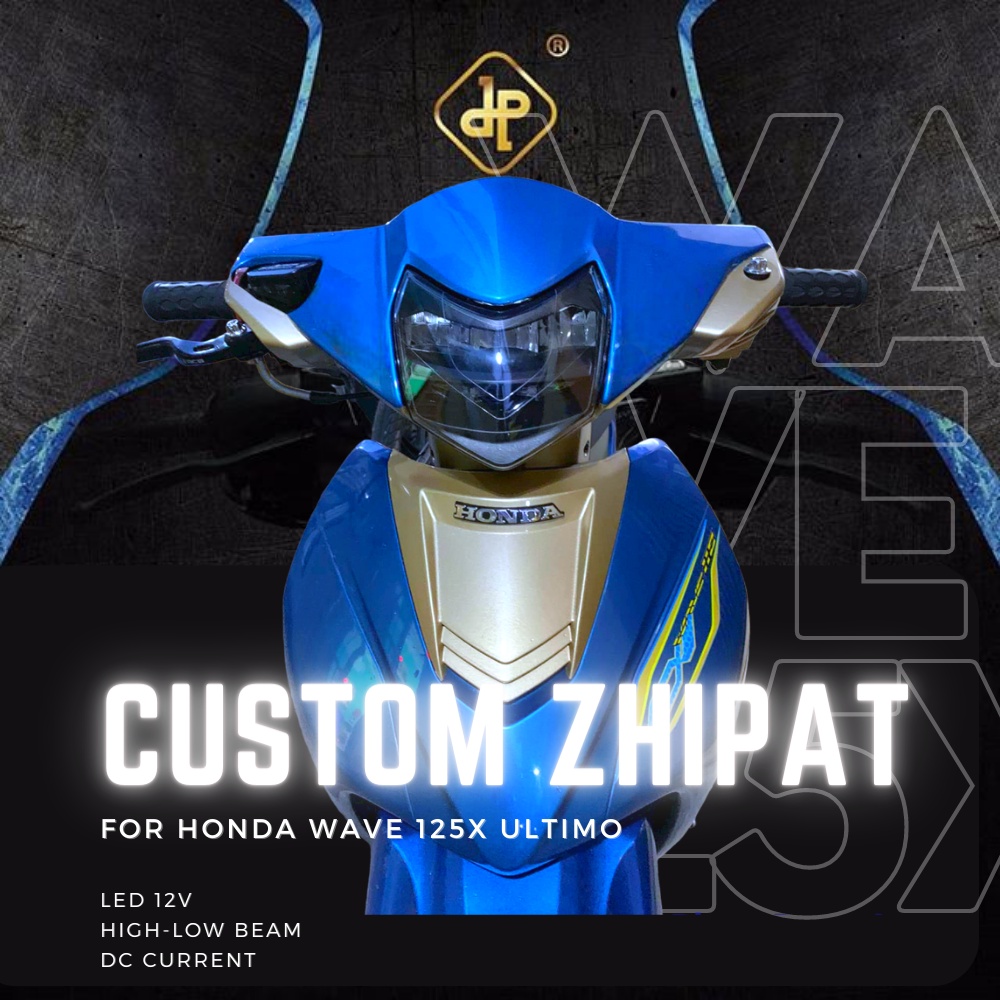 HONDA WAVE 125X WAVE125X ULTIMO HEAD LAMP LED CUSTOM ZHIPAT LAMPU DEPAN ...
