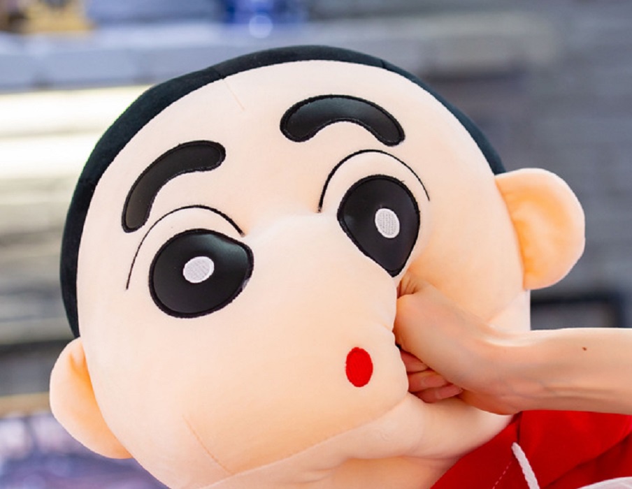 Crayon ShinChan 55cm Red T-shirt Elastic Materials Soft Toys Toy Shin ...