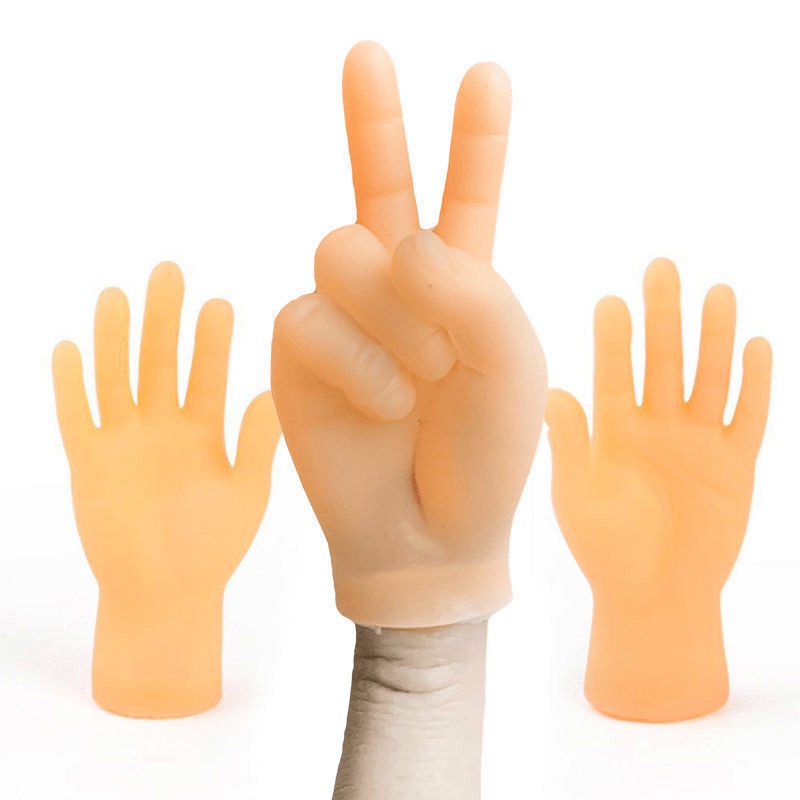 6 Style Cartoon Funny Mini Hands Creative Finger Fidget Toys Small Hand ...