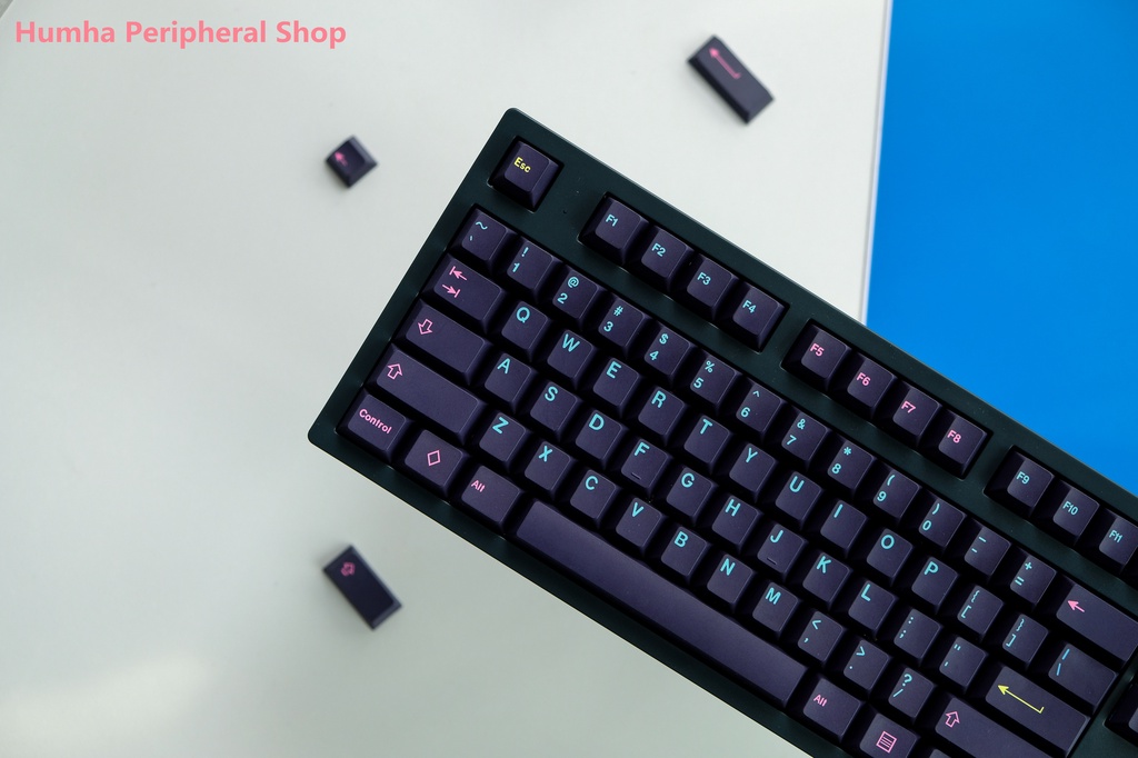 Miami Nights keycaps 120 keys Dye-Sub PBT Material Cherry profile ...