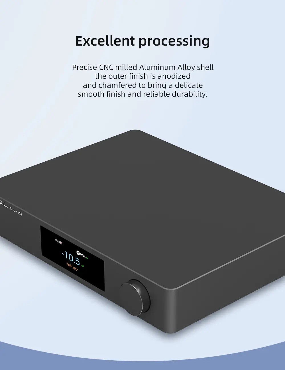 SMSL SU-10 DAC Dual ES9038PRO Decoder support MQA-CD DSD512 with Remote ...