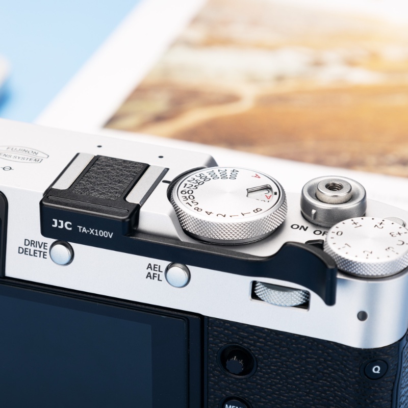 JJC Thumb Up Grip for Fuji Fujifilm X100VI X100V X100F X100T X-E4 X-E3 XE4 XE3 Camera ...