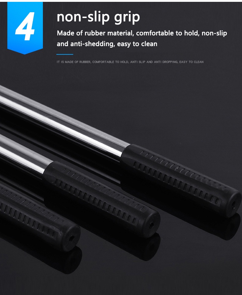 Double-Lock Rod Telescopic Stainless Steel Pole Sickle High-Altitude ...