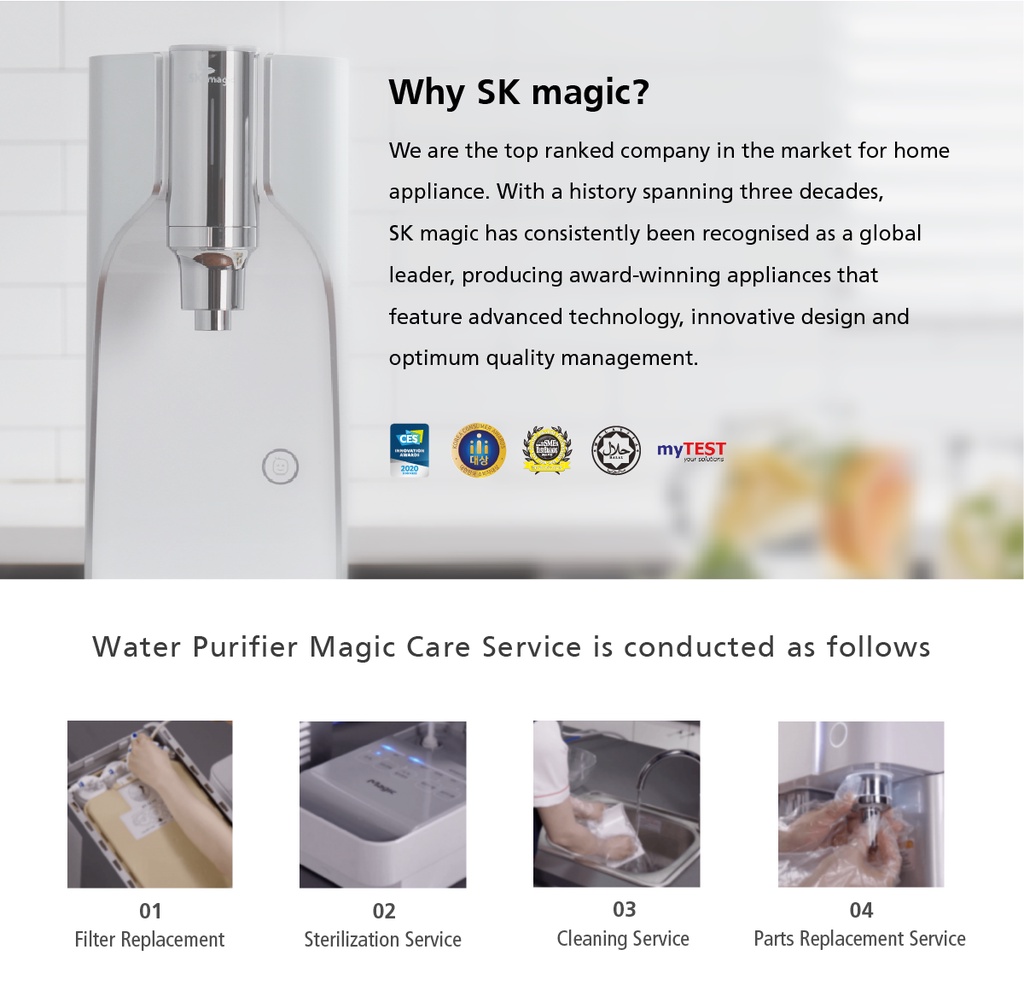SK magic Hyper Water Purifier/Water Filter Tankless/Water Dispenser ...