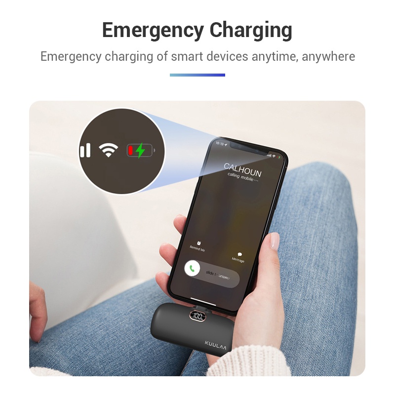 KUULAA mini PD 20W fast charging power pack 5000mah portable Quick ...