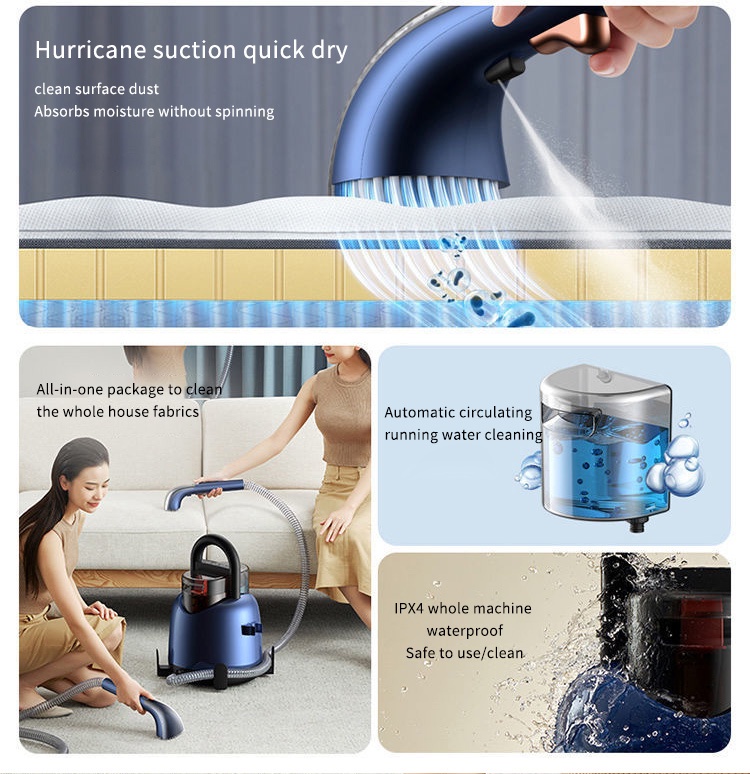 Deerma Fabric Cleaning Machine BY100 Spray Suction Rinser Fabric Sofa ...