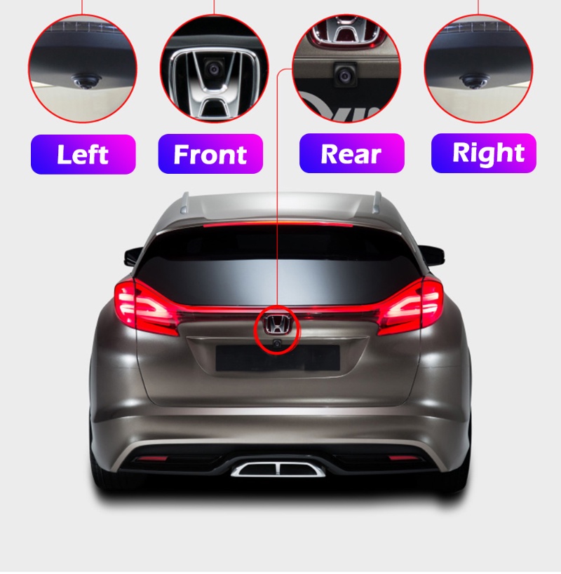 [Local Stock]360° Panoramic Camera 720P 1080P AHD Bird View System Rear ...