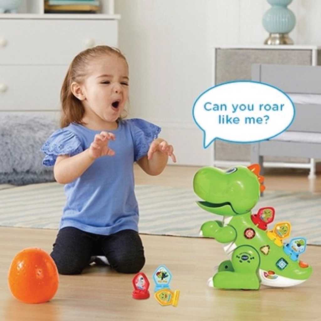 VTech Dino Learn & Dance Dino Baby Learning Musical Interactive Toy For ...