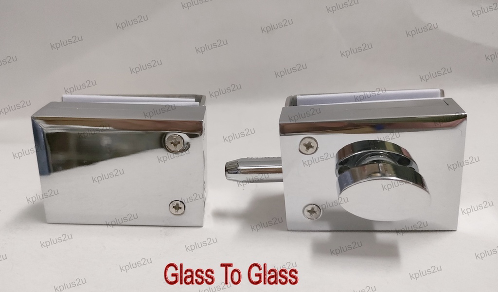 Glass shower door lock bathroom lock wall to glass kunci mandi kaca ...