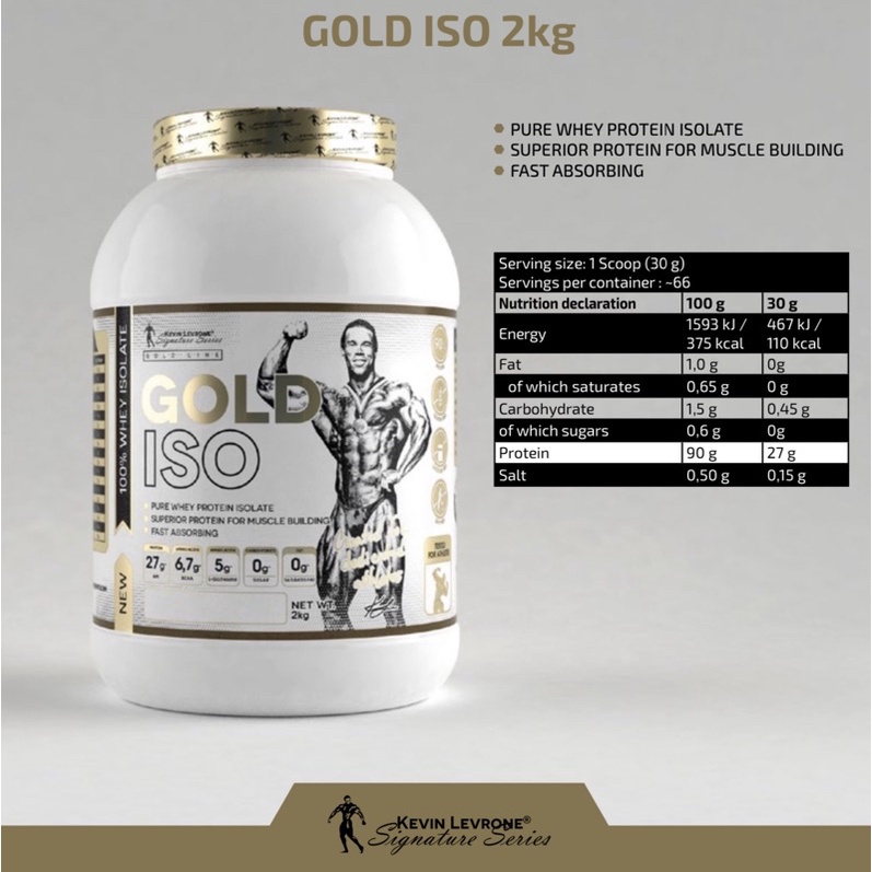 Kevin Levrone Gold Iso Whey 4.4lbs {Free Gifts} | Shopee Malaysia