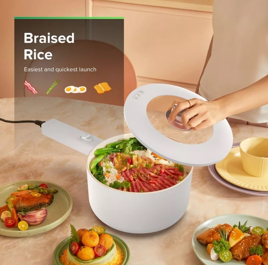 Airbot Multi-Purpose Electric Cooker (1.5L) | Shopee Malaysia