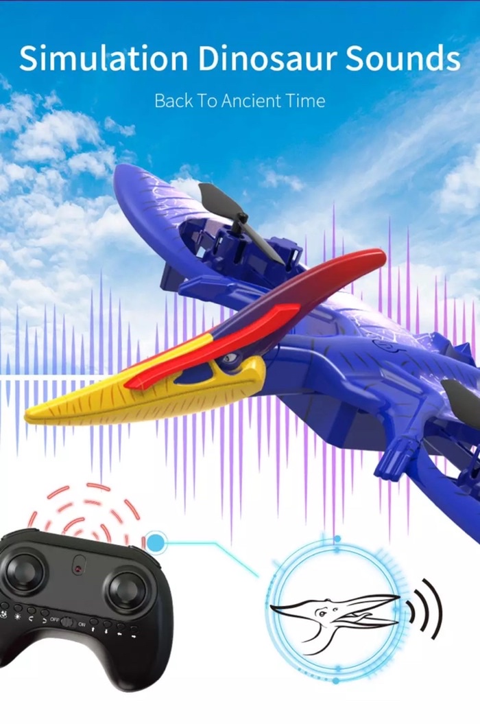 DRONE Control FEO Rc Pterosaur Flying Dinosaur RC Drone Quadcopter ...