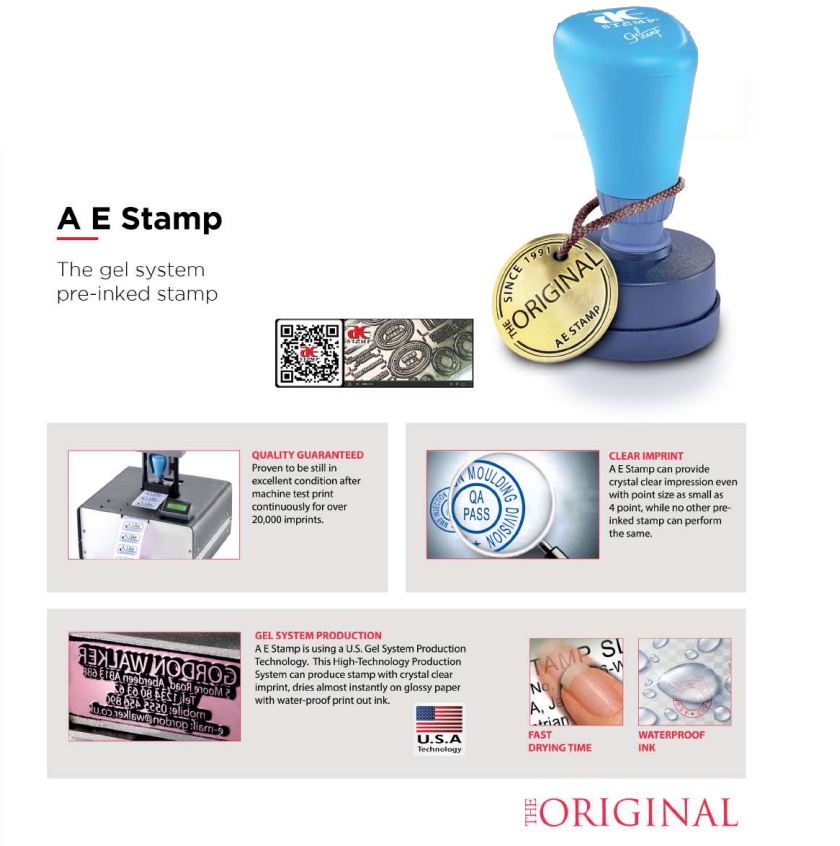 Self Inking Stamp/Custom Logo Gel Stamp/Packaging stamp/Business Stamp ...