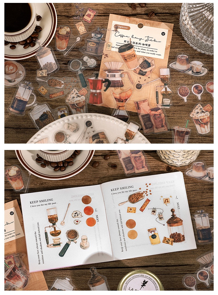 IFM INS Vintage Beautiful Life Plan Series Literature and Art PET Deco ...
