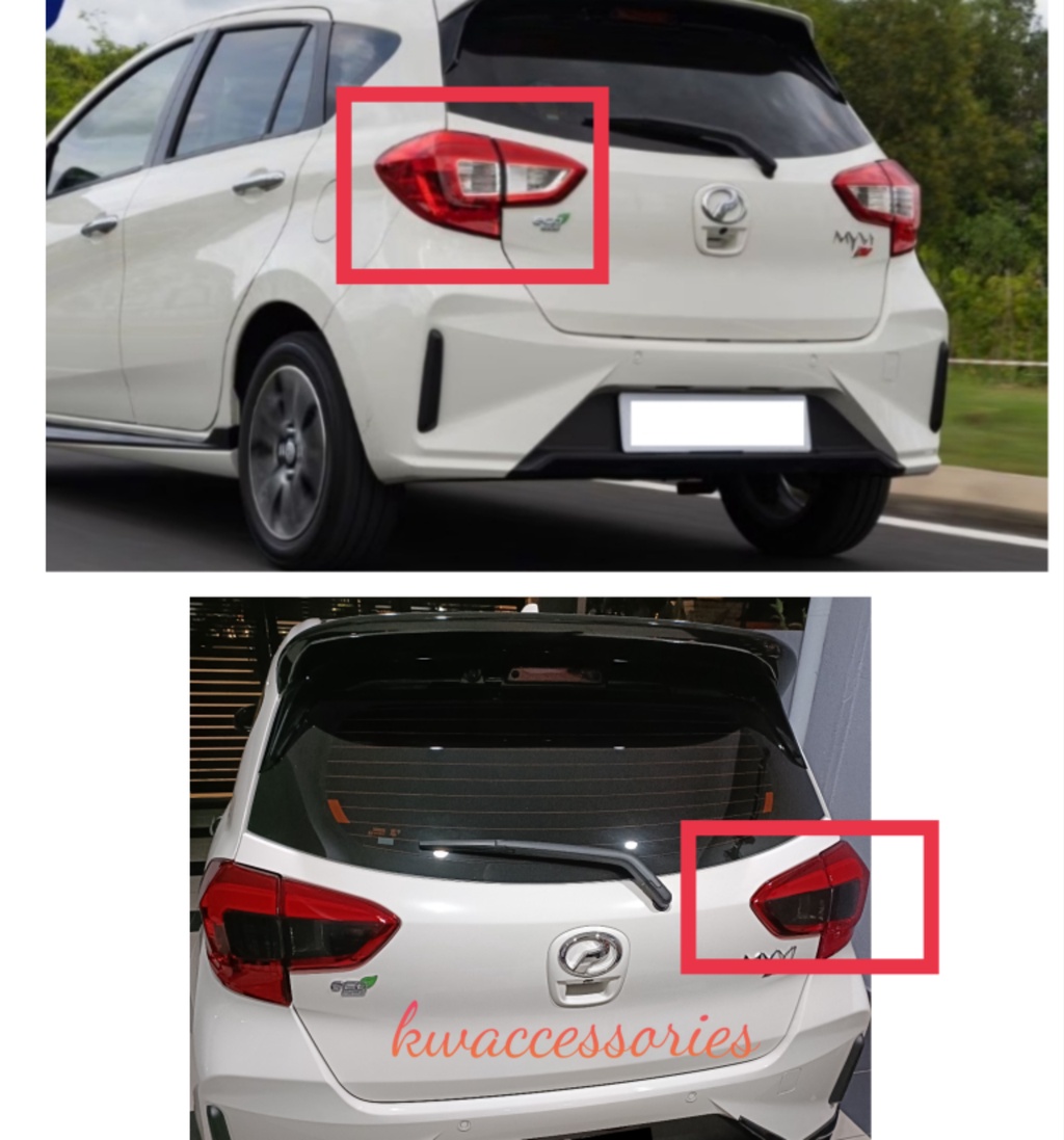 Tinted Tail Lamp Myvi Generation 3 & Myvi FL & Ativa | Shopee Malaysia