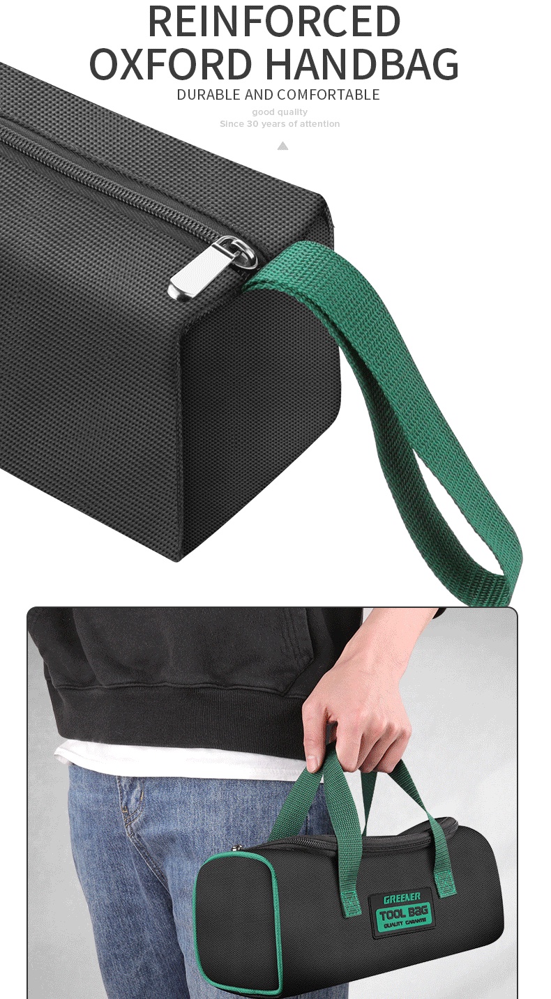 Greener Multi-Function Tool Bag Multi-Pocket Waterproof Anti-Fall ...
