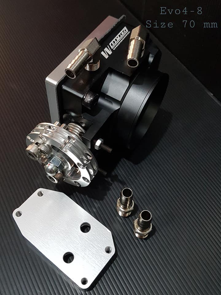 Works Engineering Throttle Body for Mitsubishi Evo4 / Evo5 / Evo6 ...