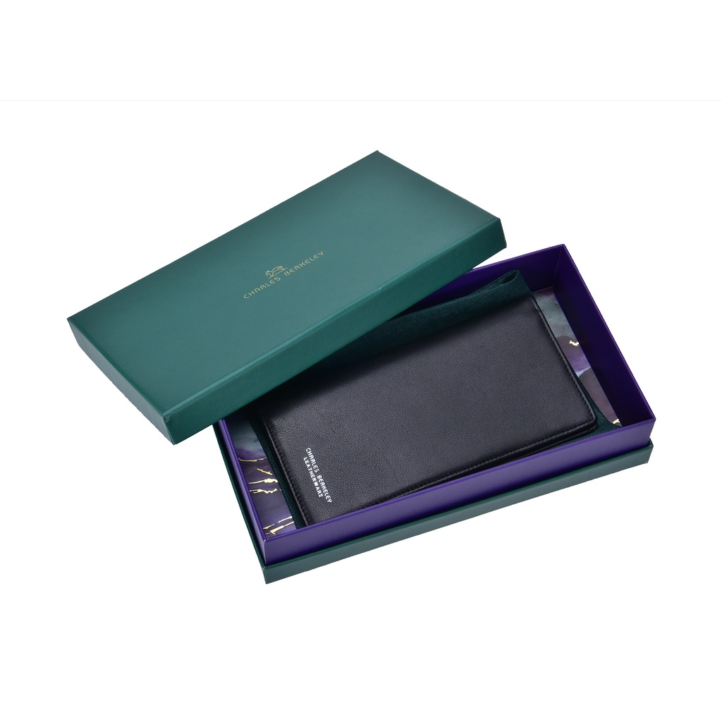 Charles Berkeley ETHAN Men's Genuine Leather Wallet Long Wallet Soft ...