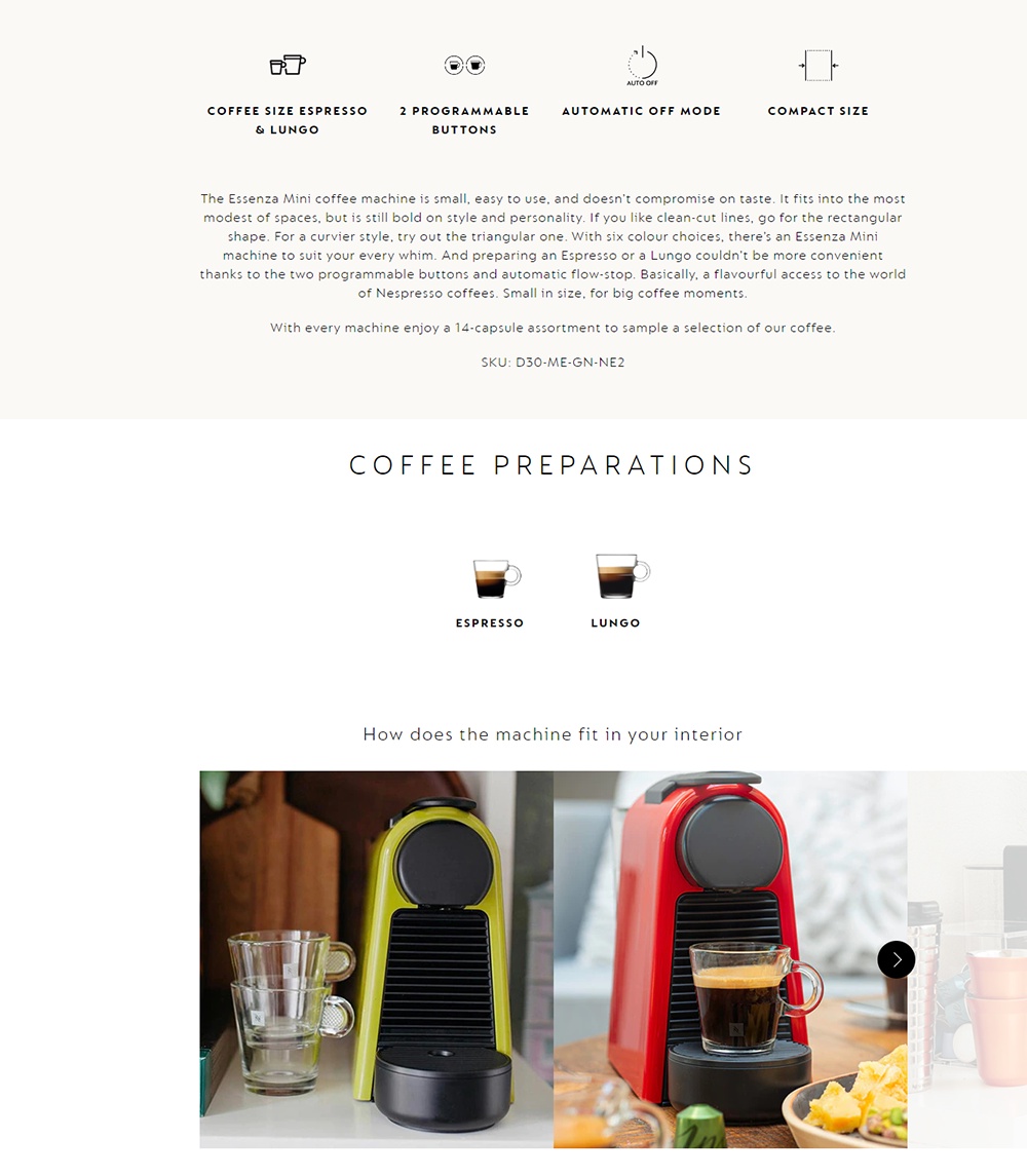 Nespresso Essenza Mini D30 (Ruby Red) Coffee Machine | Shopee Malaysia