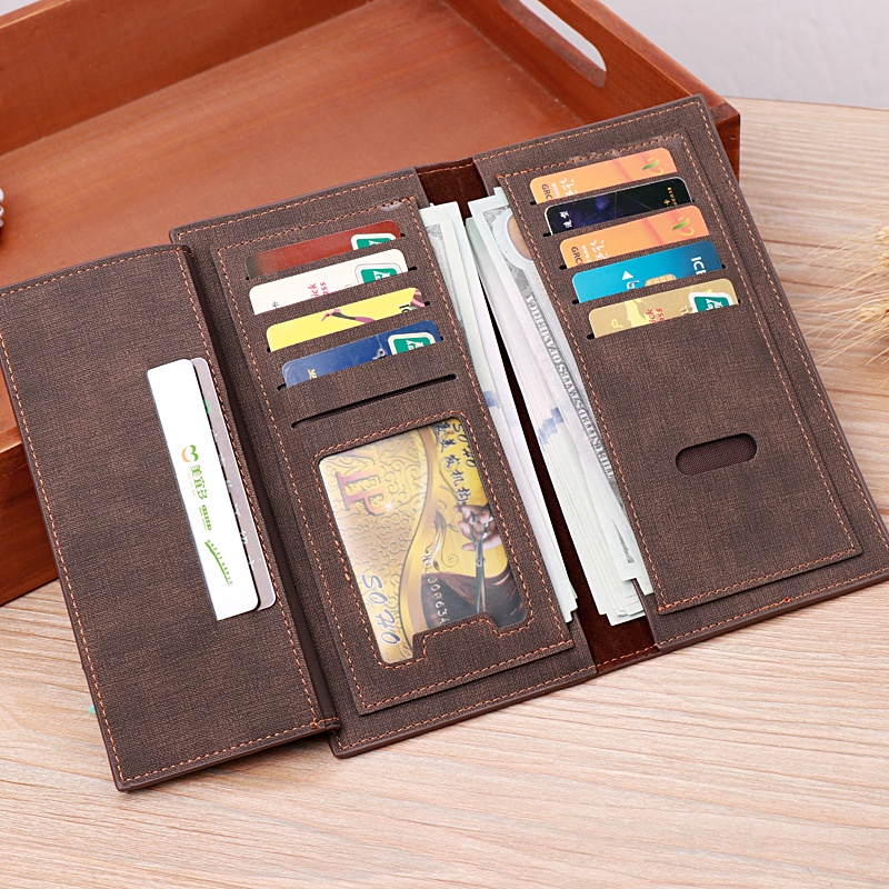 Menbense PU Leather Korea Design Long Wallet Card Holder Pocket Fashion ...